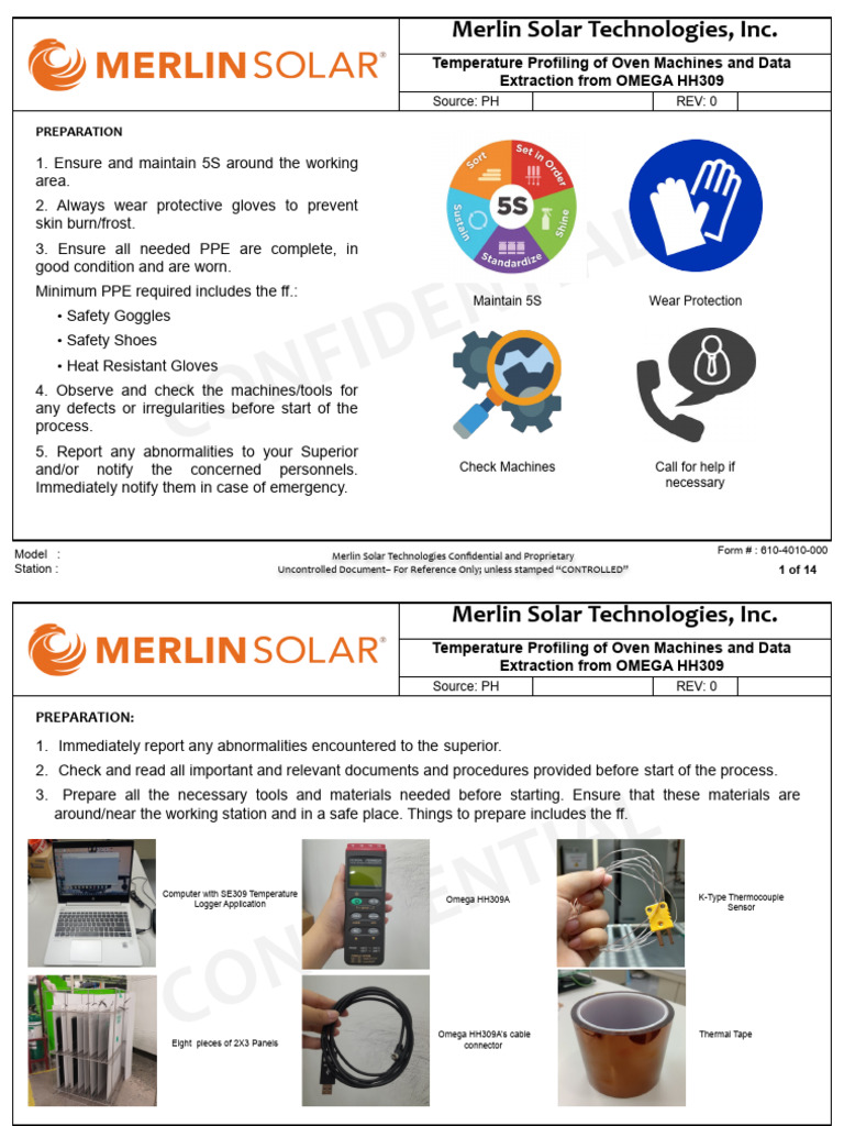 Oven Temperature Profiling Guide | PDF | Thermocouple | Personal ...