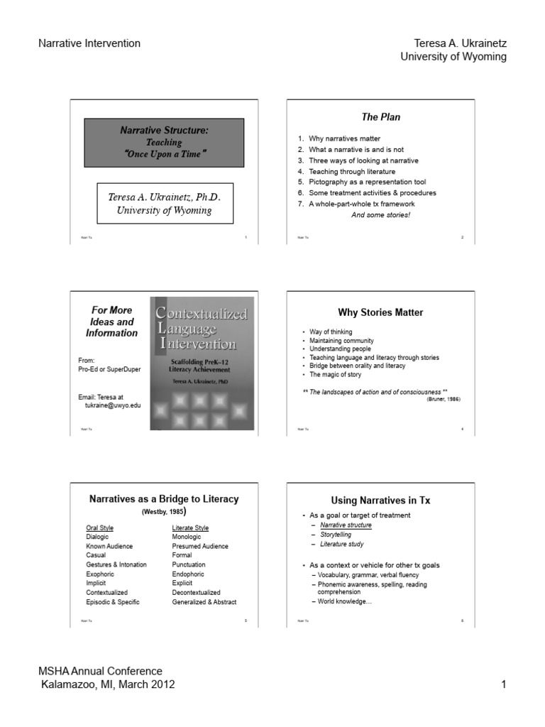 Narrative 3HR Handout Michigan | PDF