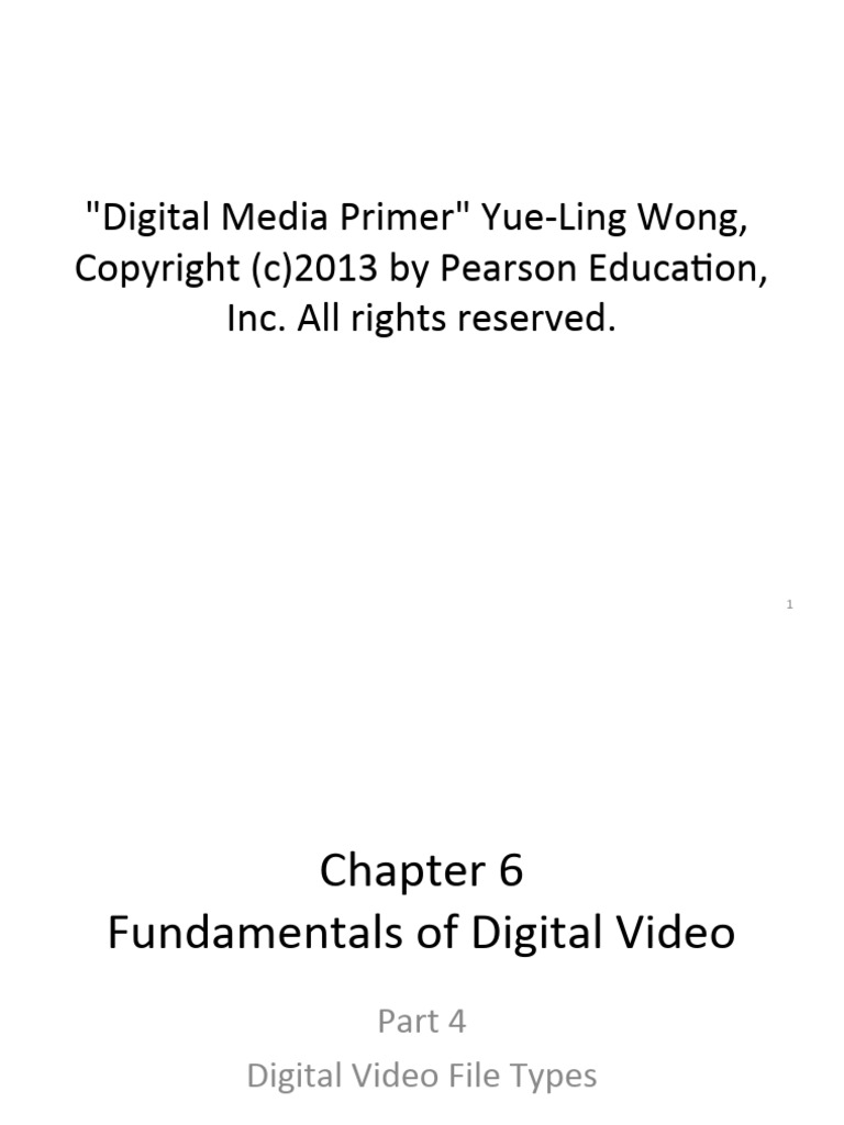 ch06d File Types Size and Compression | PDF | Video | Data Compression