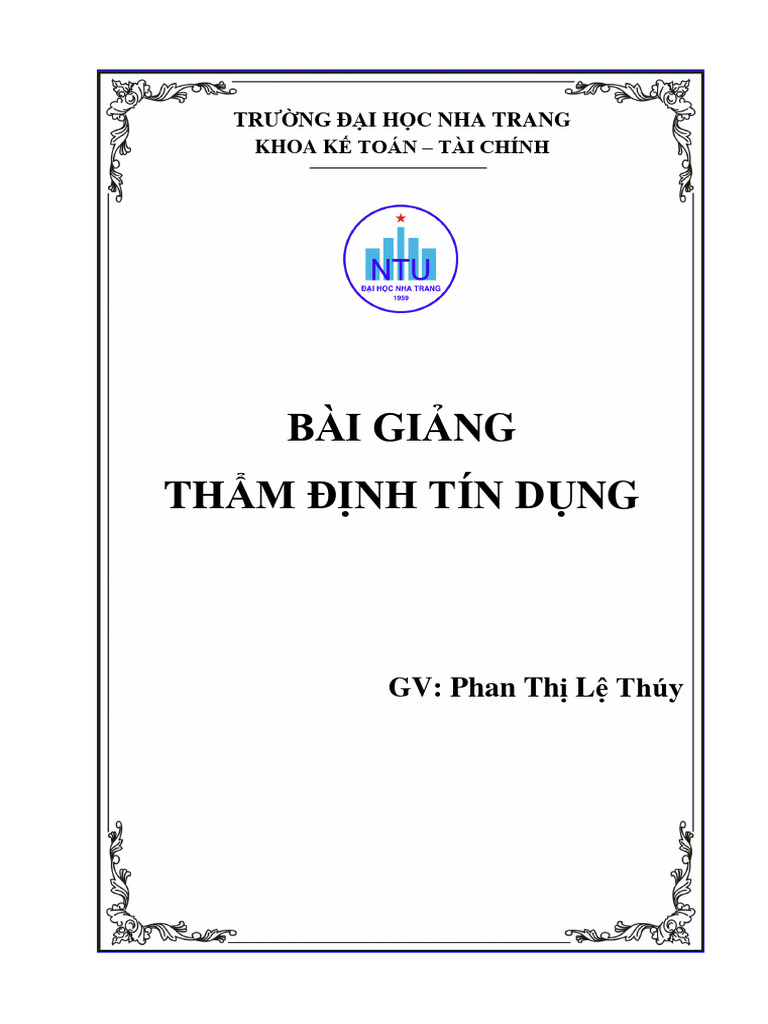 Bai Giang TDTD 2020 | PDF