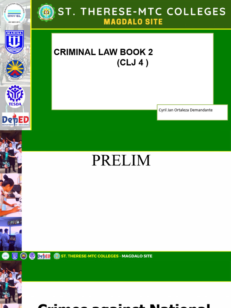 CLJ 4 | PDF | Forgery | Treason