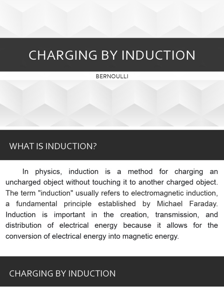 Charging by Induction | PDF | Electric Charge | Electromagnetic Induction