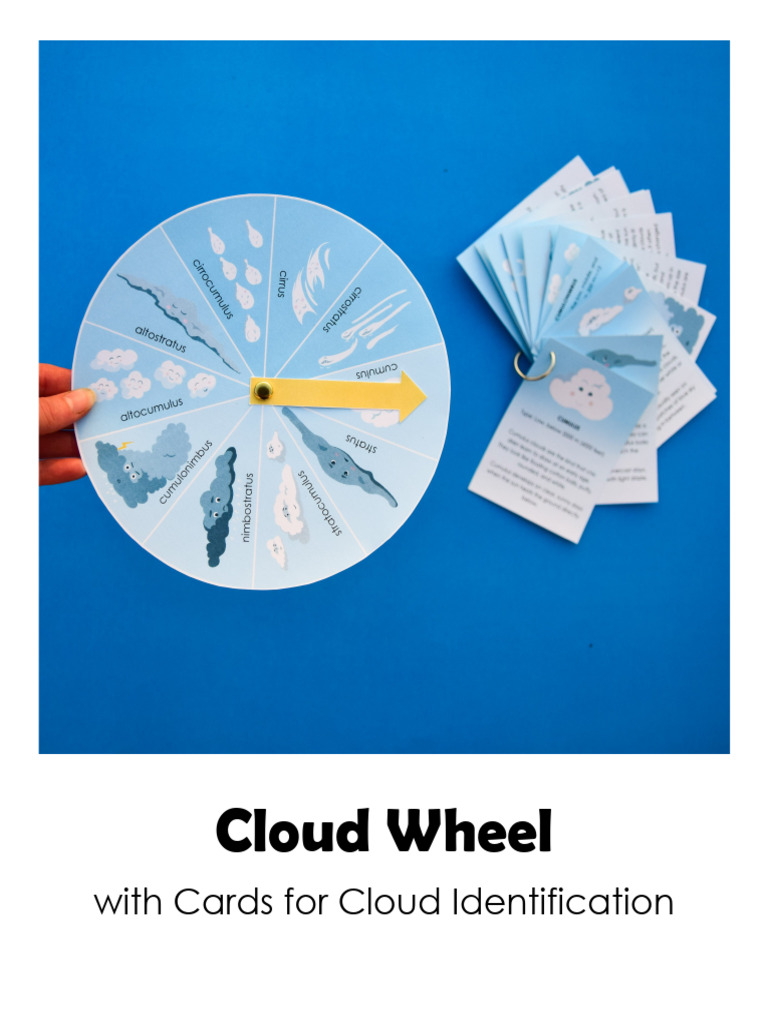 Cloud Wheel With Cloud Identification Guide For Children | PDF | Cloud ...