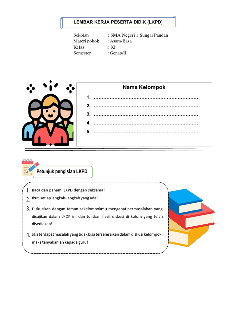 LKPD Asam-Basa | PDF | Memasak, Makanan, & Anggur