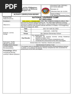 NLC Accomplishment Report 2023 | PDF | Learning | Teachers