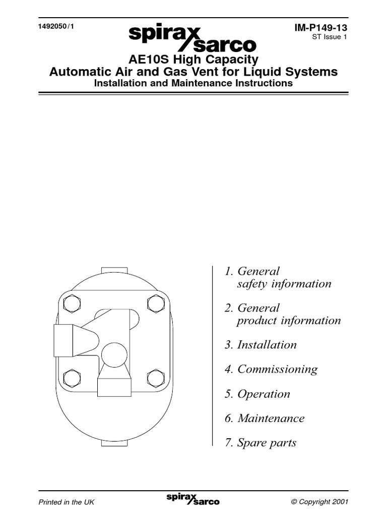 Air Vent | PDF | Valve | Screw