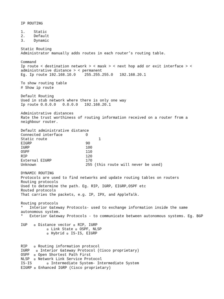 Ip Routing | PDF | Router (Computing) | Digital Technology