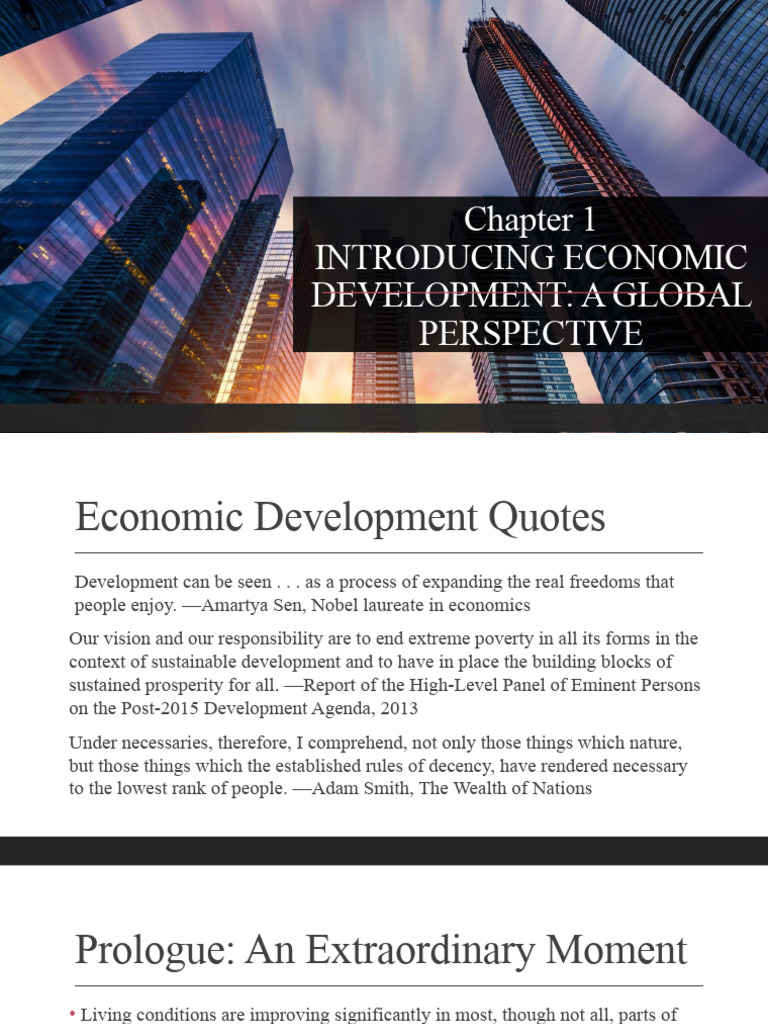 Chapter 1 EconDev | PDF | Economics | Economic Growth