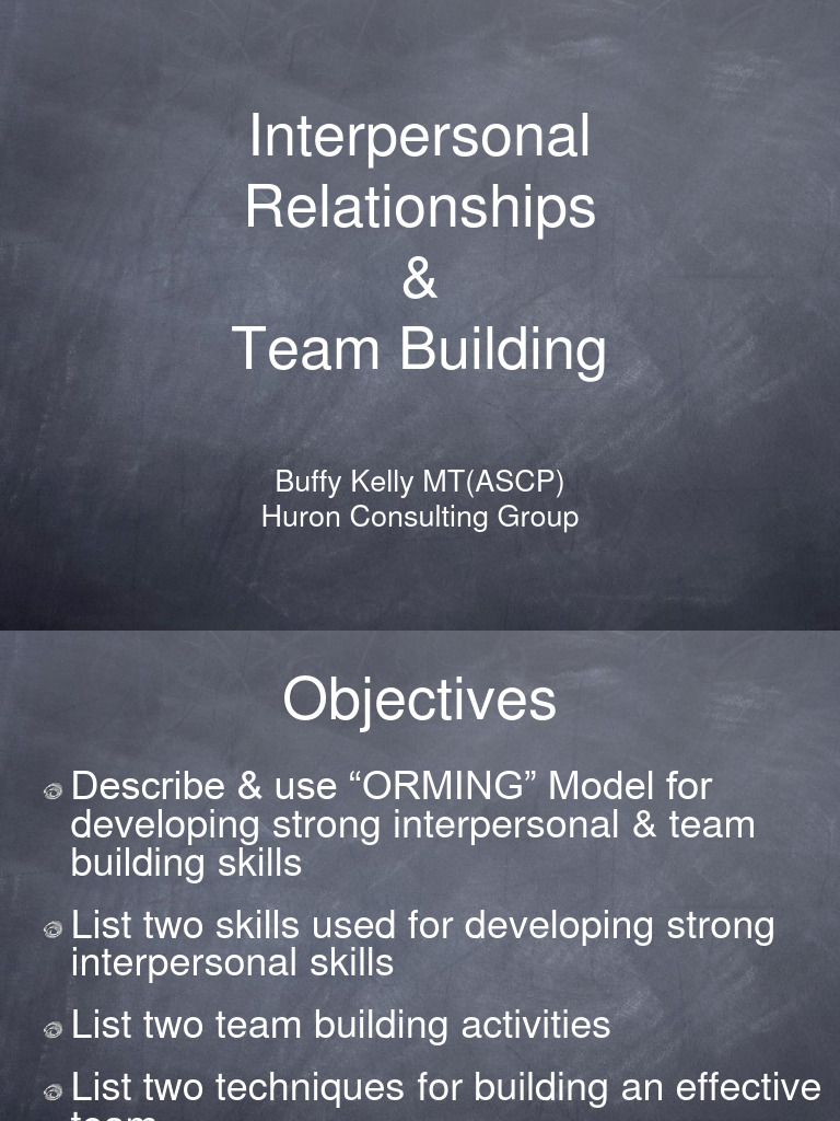 Team Building Interpersonal Skills 060315 | PDF | Interpersonal ...