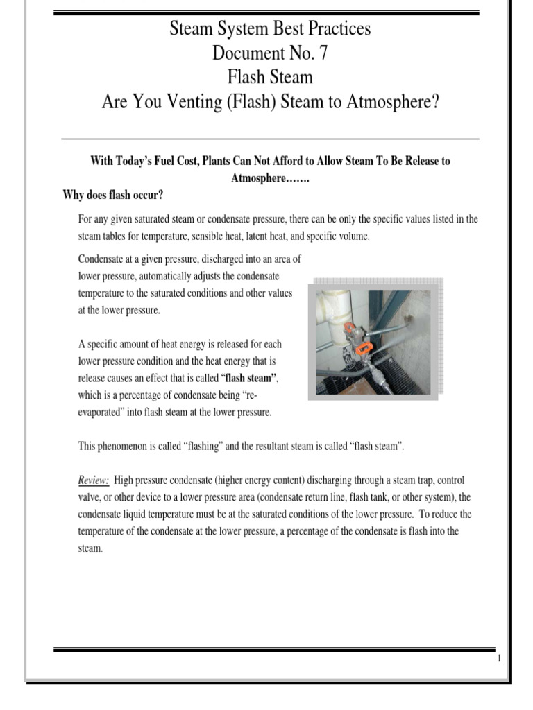 Flash Steam | PDF | Heat Exchanger | Steam