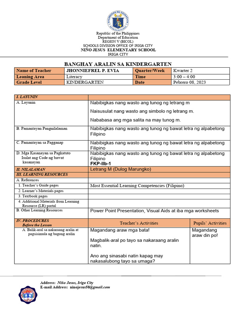 Filipino 2 COT 2 DLP Q3 For Demo | PDF