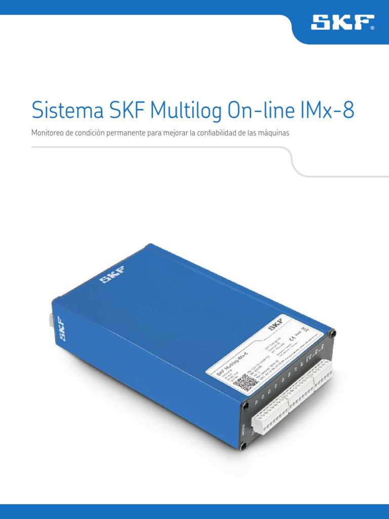 SKF Datasheet IMx8 | PDF | Relé | Almacenamiento de datos de la computadora