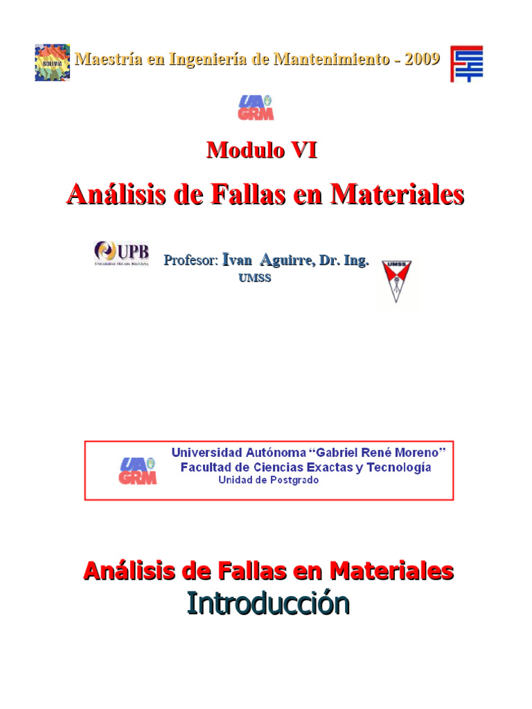 Introduccion Fallas | PDF | Fractura | Corrosión