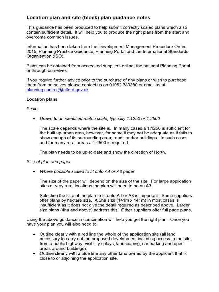 Location Plan and Site Block Plan Guidance Notes | PDF | Ordnance Survey