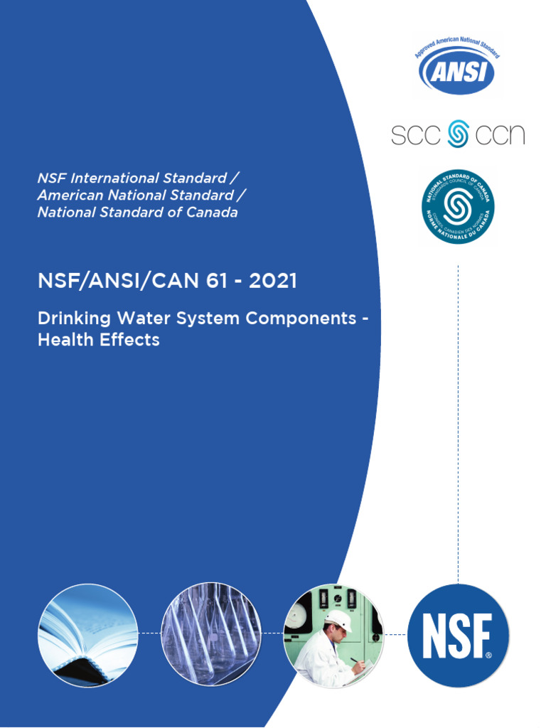 NSF Ansi Can 61-2021 + NSF Ansi Can 600-2021 | PDF | Standardization ...