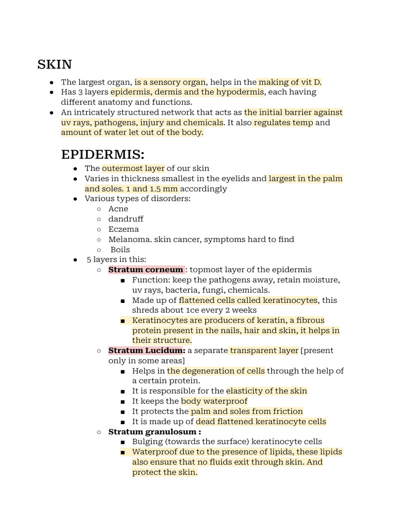 Skin | PDF | Skin | Wound Healing