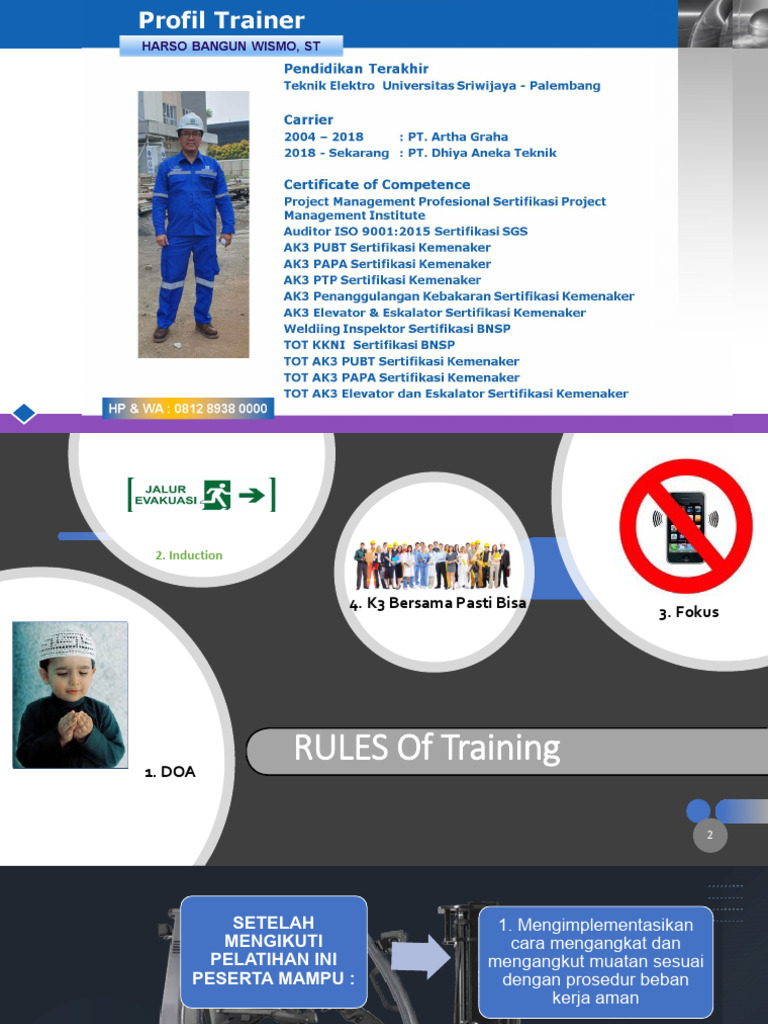 0.pembukaan Materi UU 01 THN 1970 Dan PERMENAKER 08 | PDF