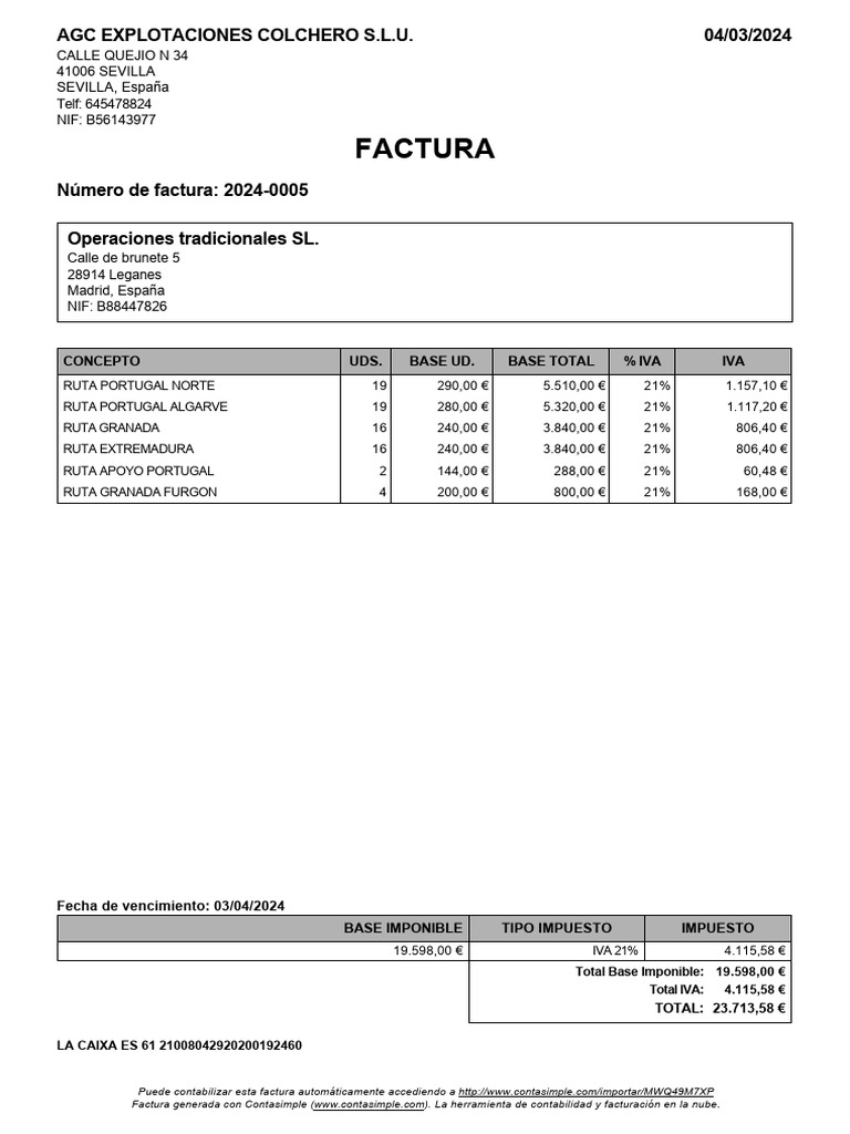 Factura 2024-0005 | PDF
