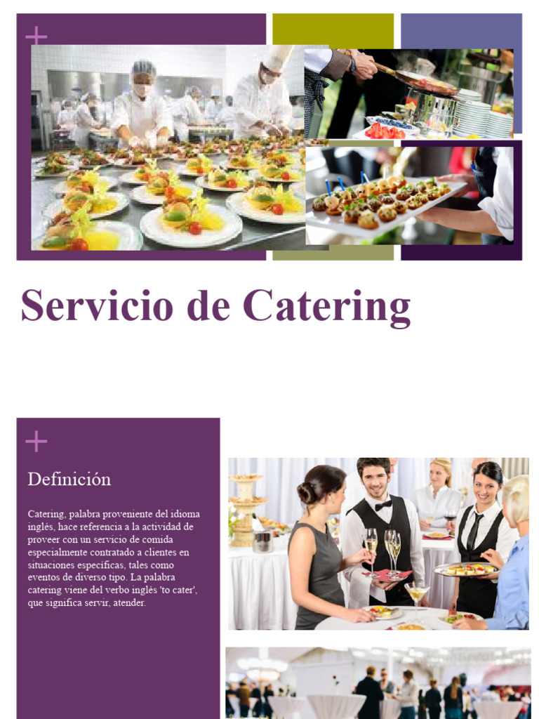 Servicio de catering | PDF | café | Alimentos
