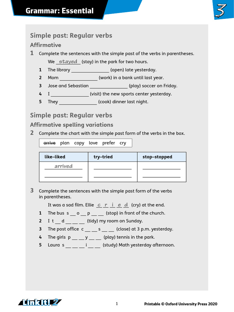 Past Simple - Regular Irregular Verbs | Download Free PDF | Linguistics