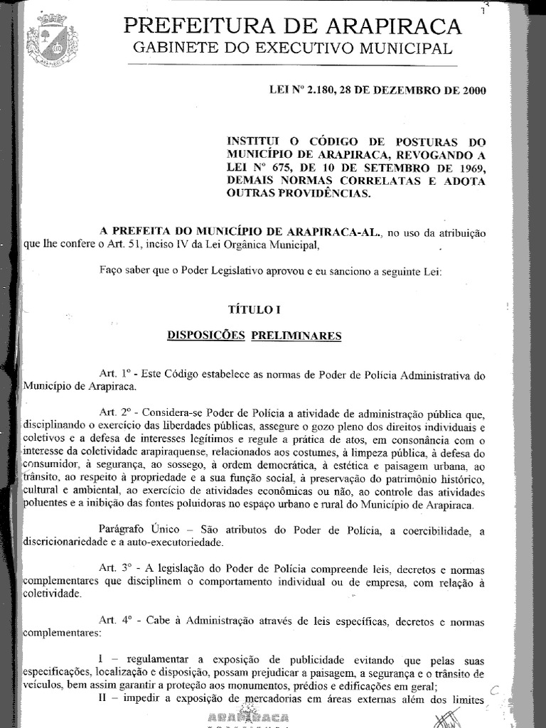Código de Posturas | PDF