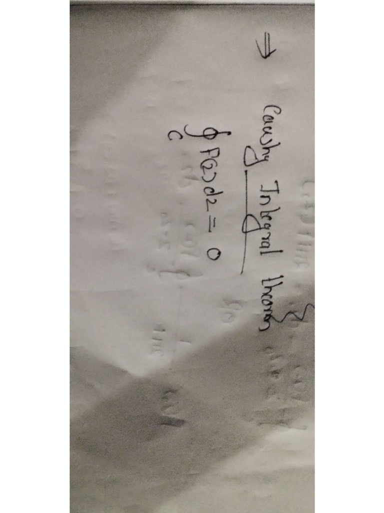 Complex Integral Pdf