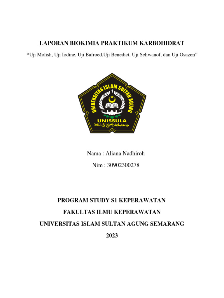 Uji Biokimia Karbohidrat Praktikum | PDF