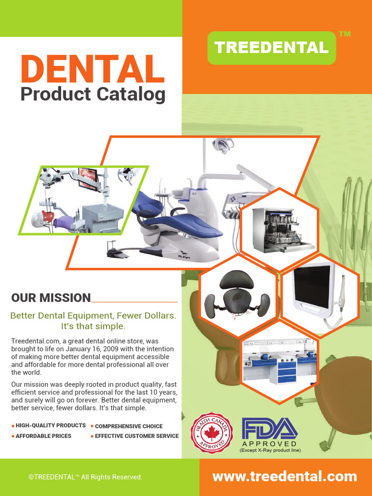 TREEDENTAL Product Catalog | PDF | Dentistry | Lighting