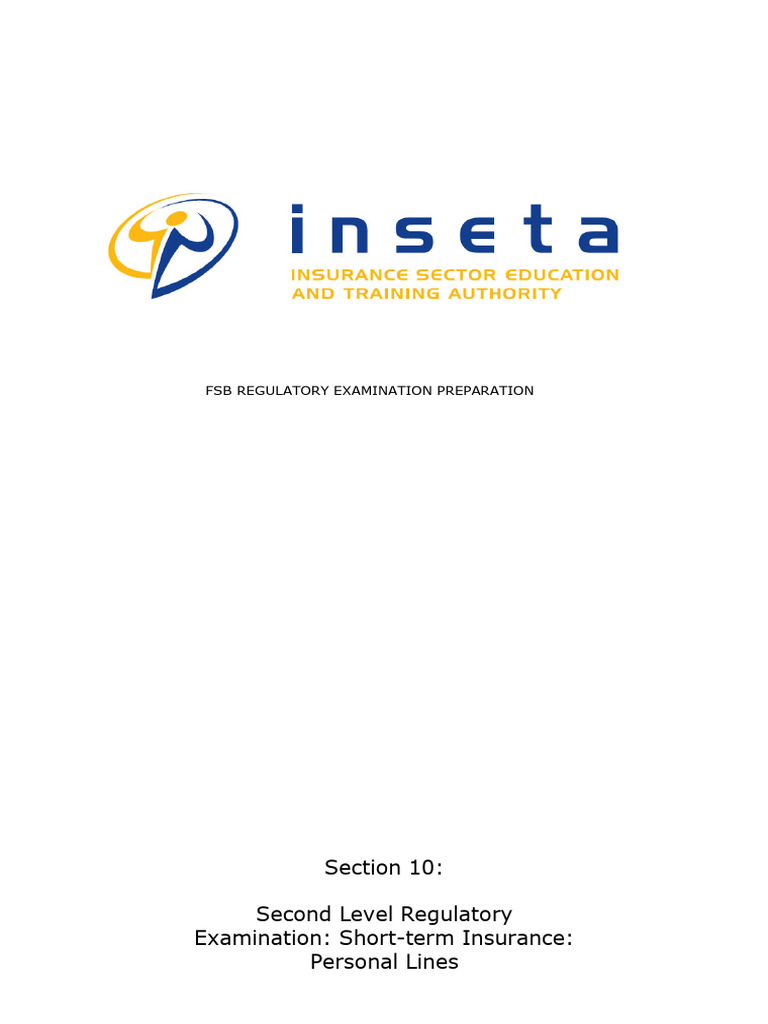 Fsca Re Exam | PDF | Insurance | Underwriting