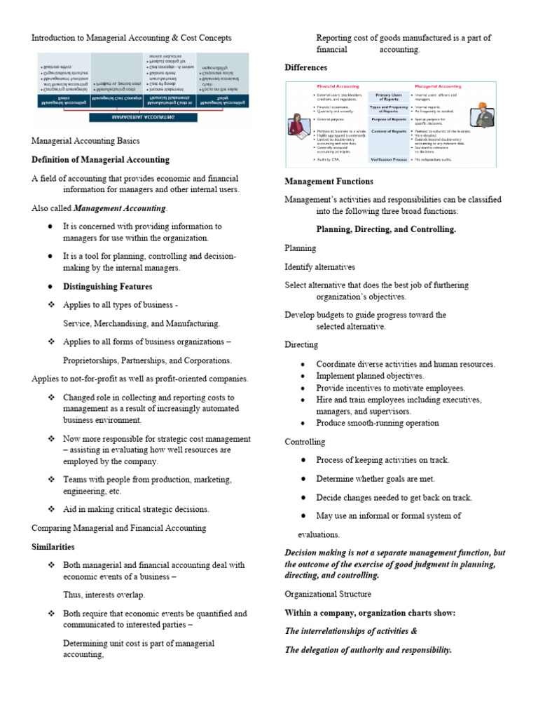 Introduction To Managerial Accounting | PDF