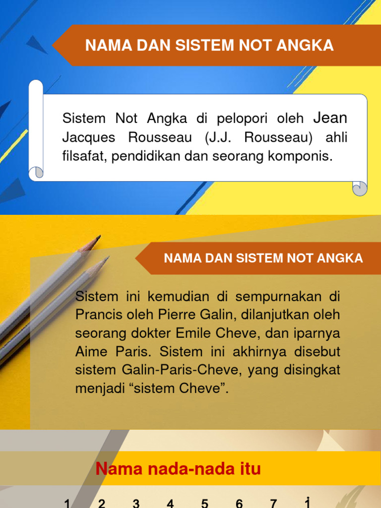 Sejarah dan Sistem Not Angka | PDF | Seni & Disiplin Bahasa