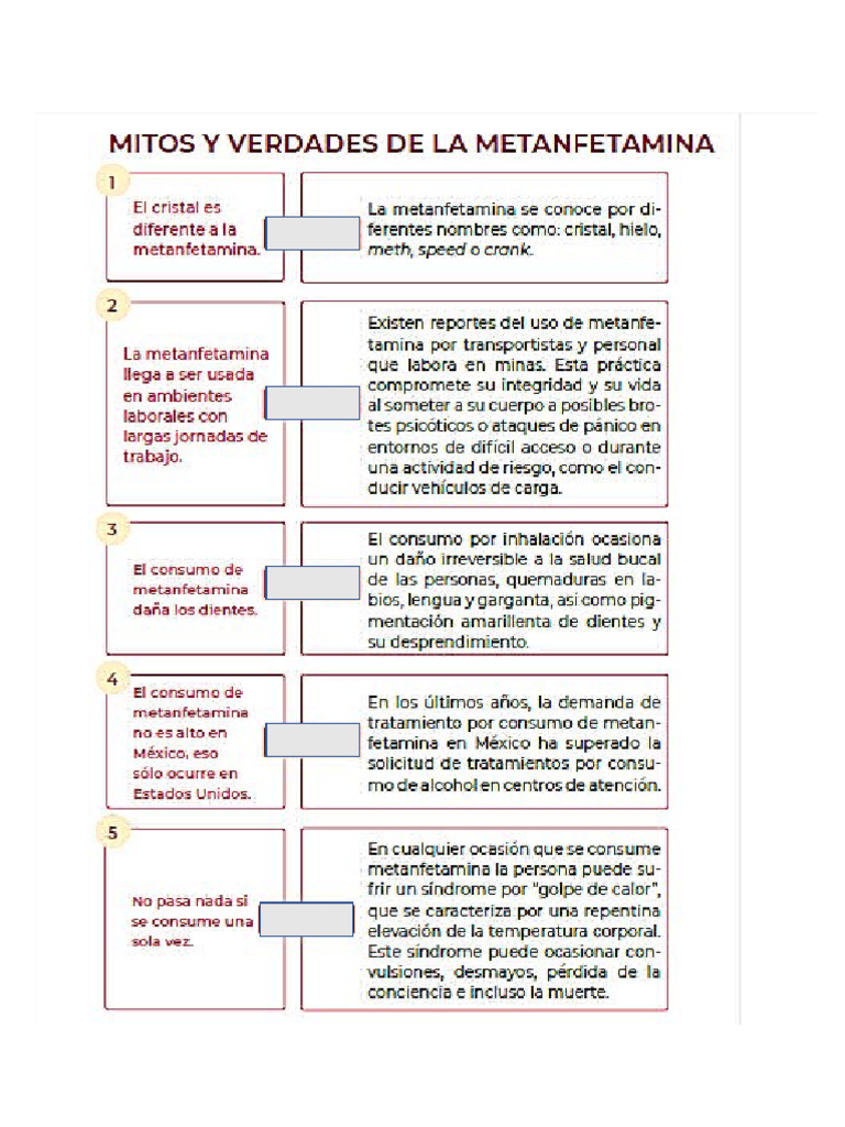 verdades y mitos de la metanfetamina | PDF verdades y mitos de la metanfetamina | PDF