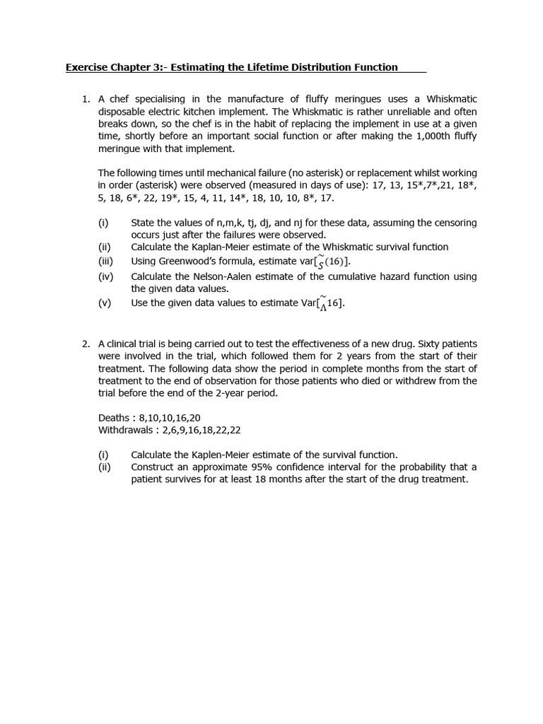 Exercises Chapter 3 | PDF | Statistics | Statistical Analysis
