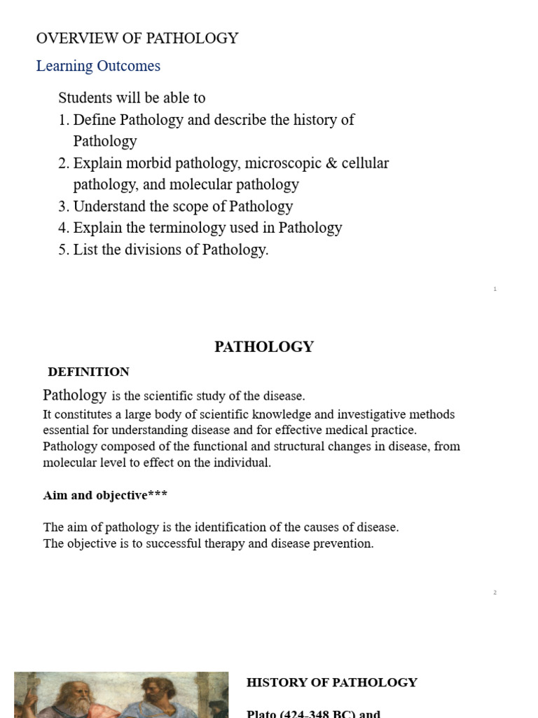 0 Introduction of Pathology | Download Free PDF | Pathology ...