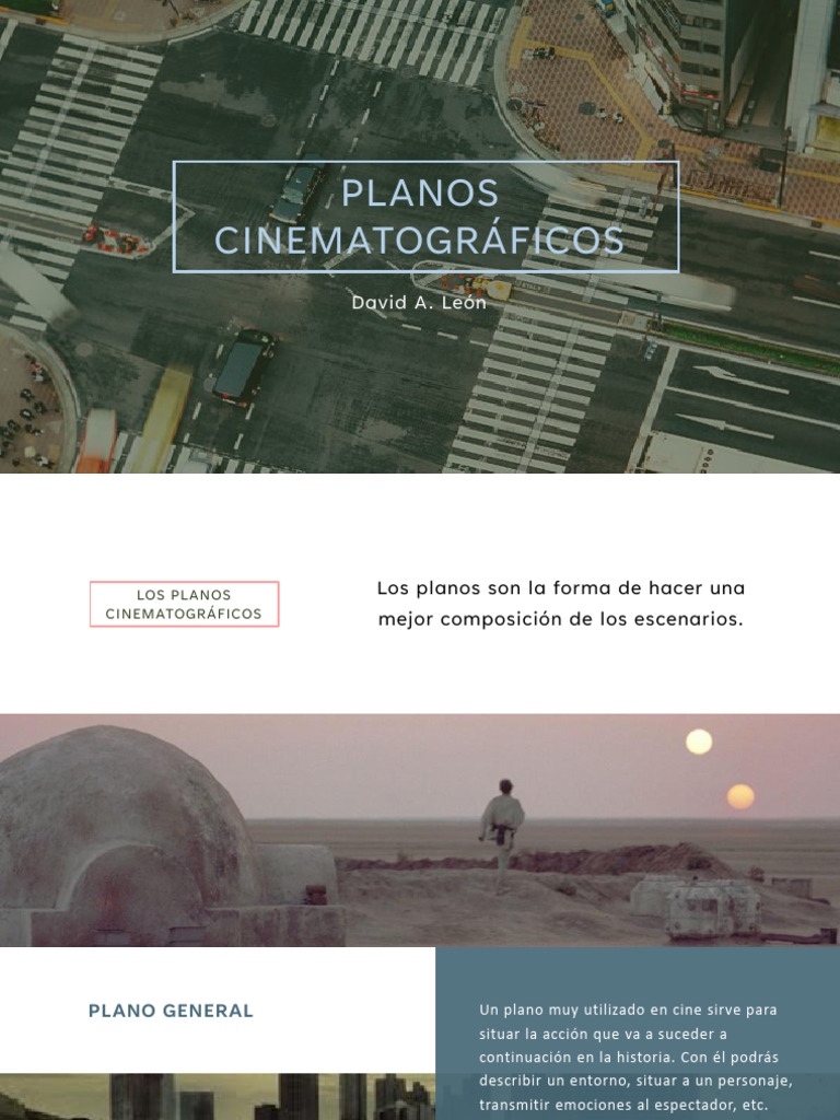 Tipos de Planos Cinematográficos | PDF