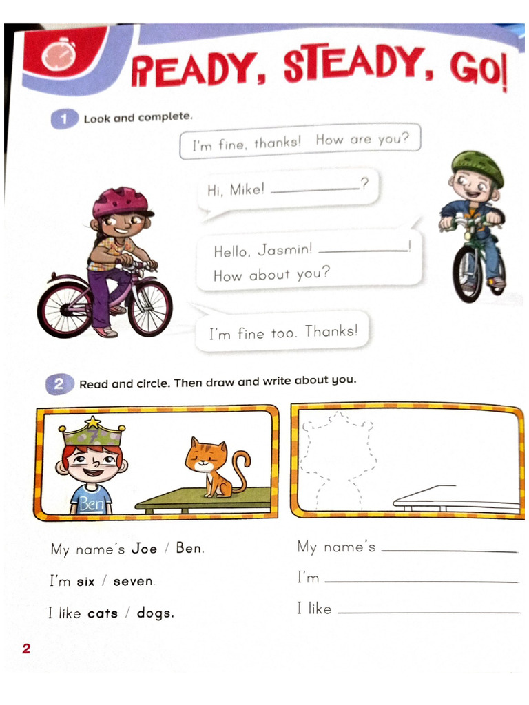 Go up 2 Unit Starter y 1 Workbook | PDF