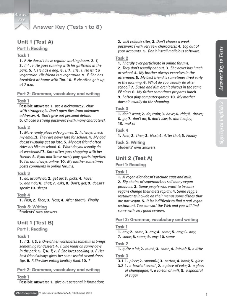 SU2 Tests Key | PDF | Veganism
