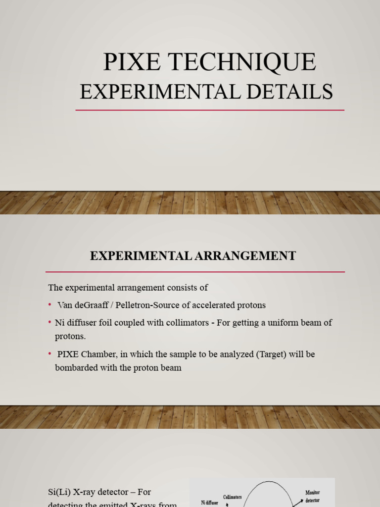 PIXE Technique Overview and Analysis | PDF | Detection Limit | X Ray