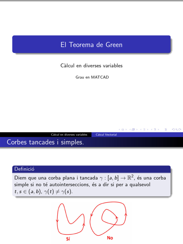 El Teorema de Green | PDF