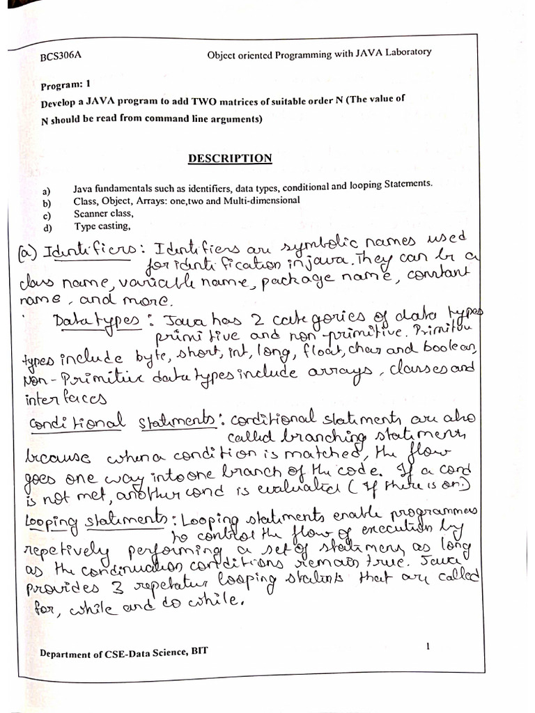 Java Lab Reference | PDF