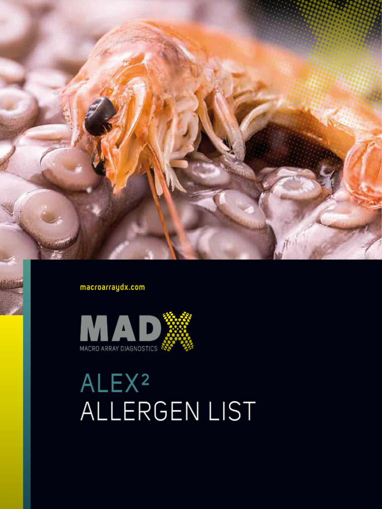 Madx Alex Allergenliste | Download Free PDF | Soybean | Peanuts
