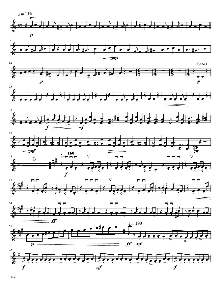 Danzon No. 2 - Arturo Marquez | PDF