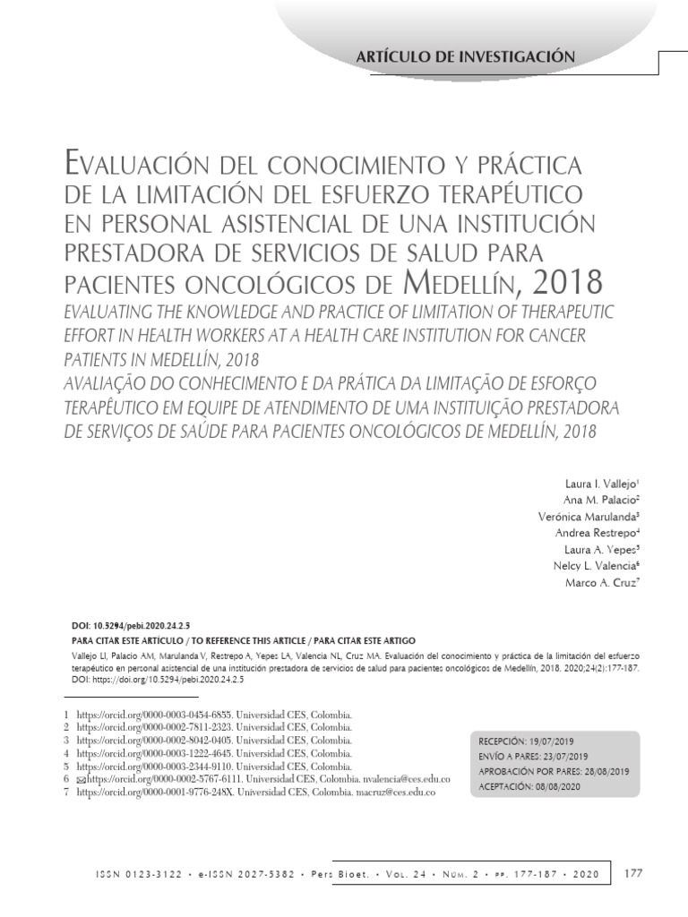Evaluaci N Del Conocimiento y PR Ctica | PDF | Metodología de encuesta | Medicina CLINICA