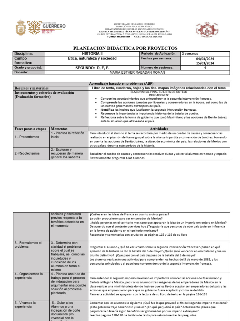 Plan 04 | PDF | México | Evaluación