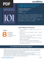 Developing The Leader Within You | PDF | Leadership | Applied Psychology