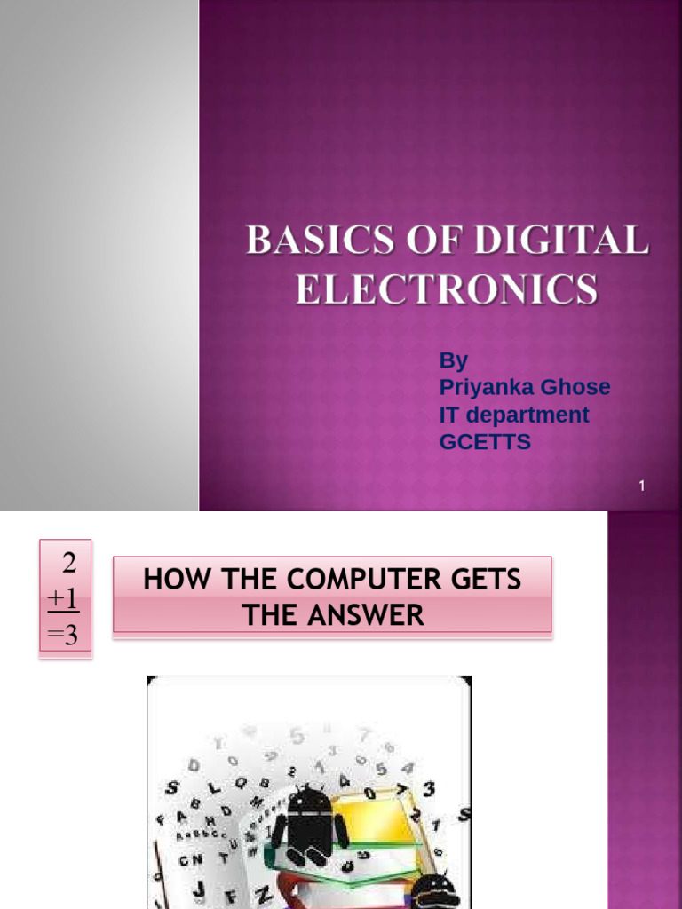 Introduction To Digital Electronics | PDF | Logic Gate | Electronic ... Introduction To Digital Electronics | PDF | Logic Gate | Electronic ...