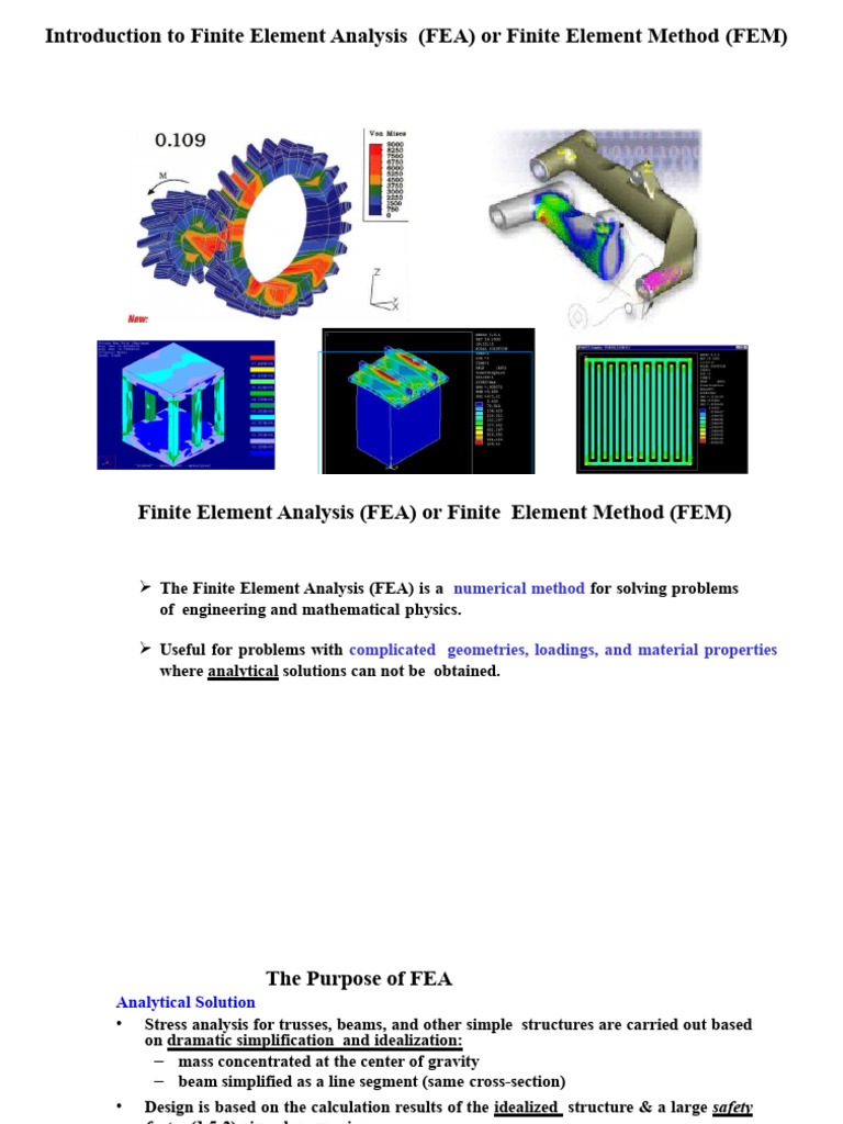 Fea Theory Pdf Finite Element Method Matrix Mathematics 