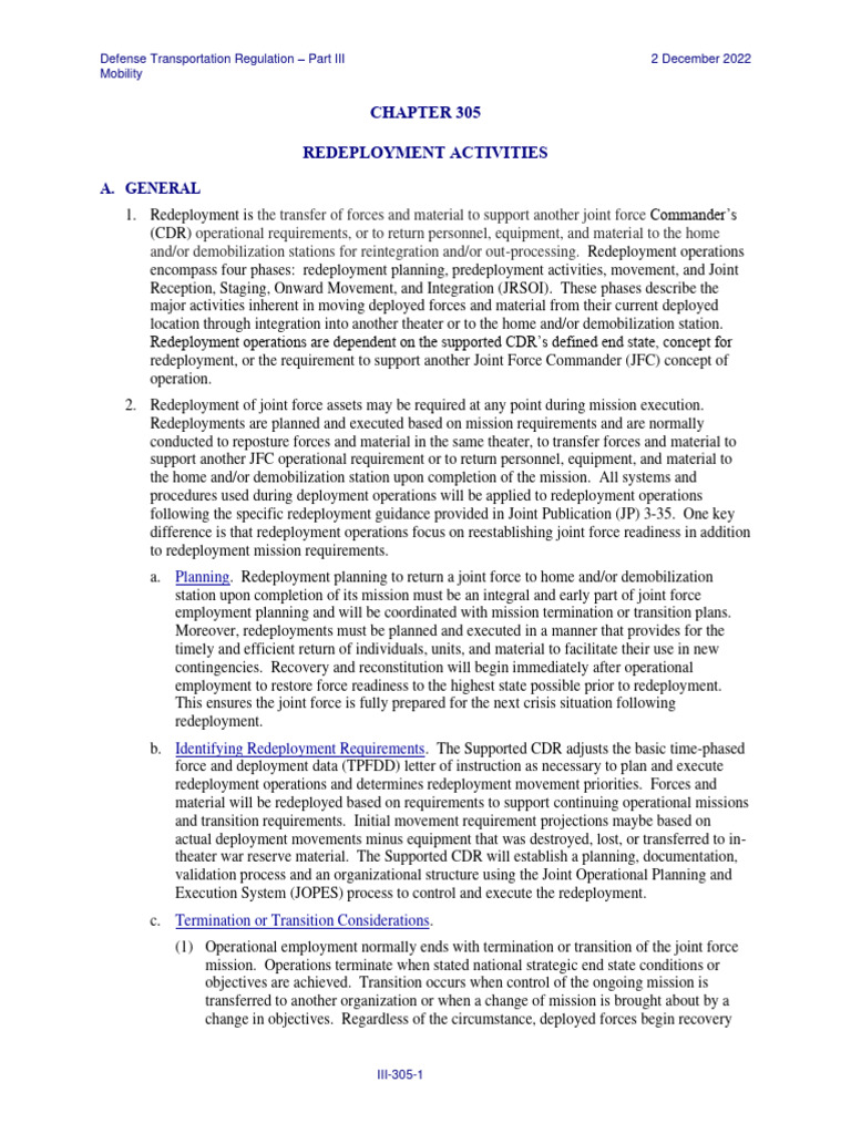 DTR Part III 305 | PDF