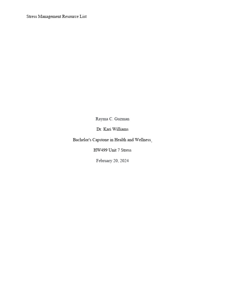 hw499 Unit 7 Assignment | PDF