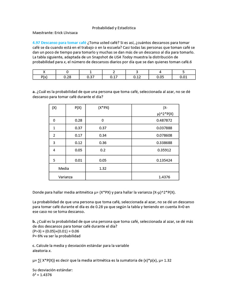 EXAMEN PYE | PDF | Desviación Estándar | Coeficiente de determinación